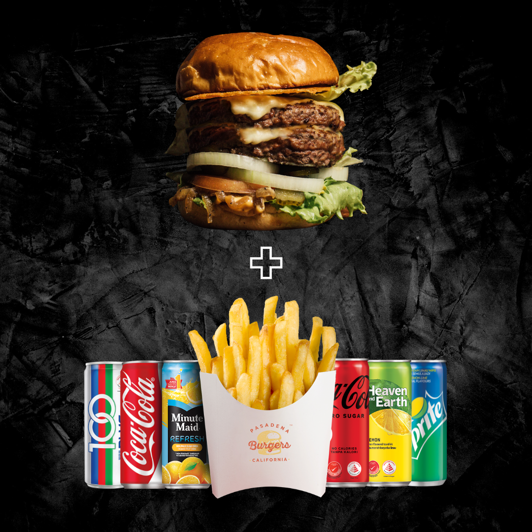 Double Cheeseburger Combo » Pasadena Burger | KL Best Burger